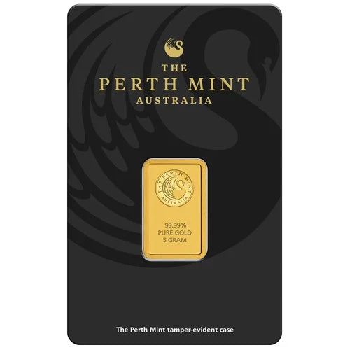 Perth Mint Minted Gold Bar 5g
