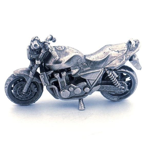 Motorcycle Silver Statue 3oz